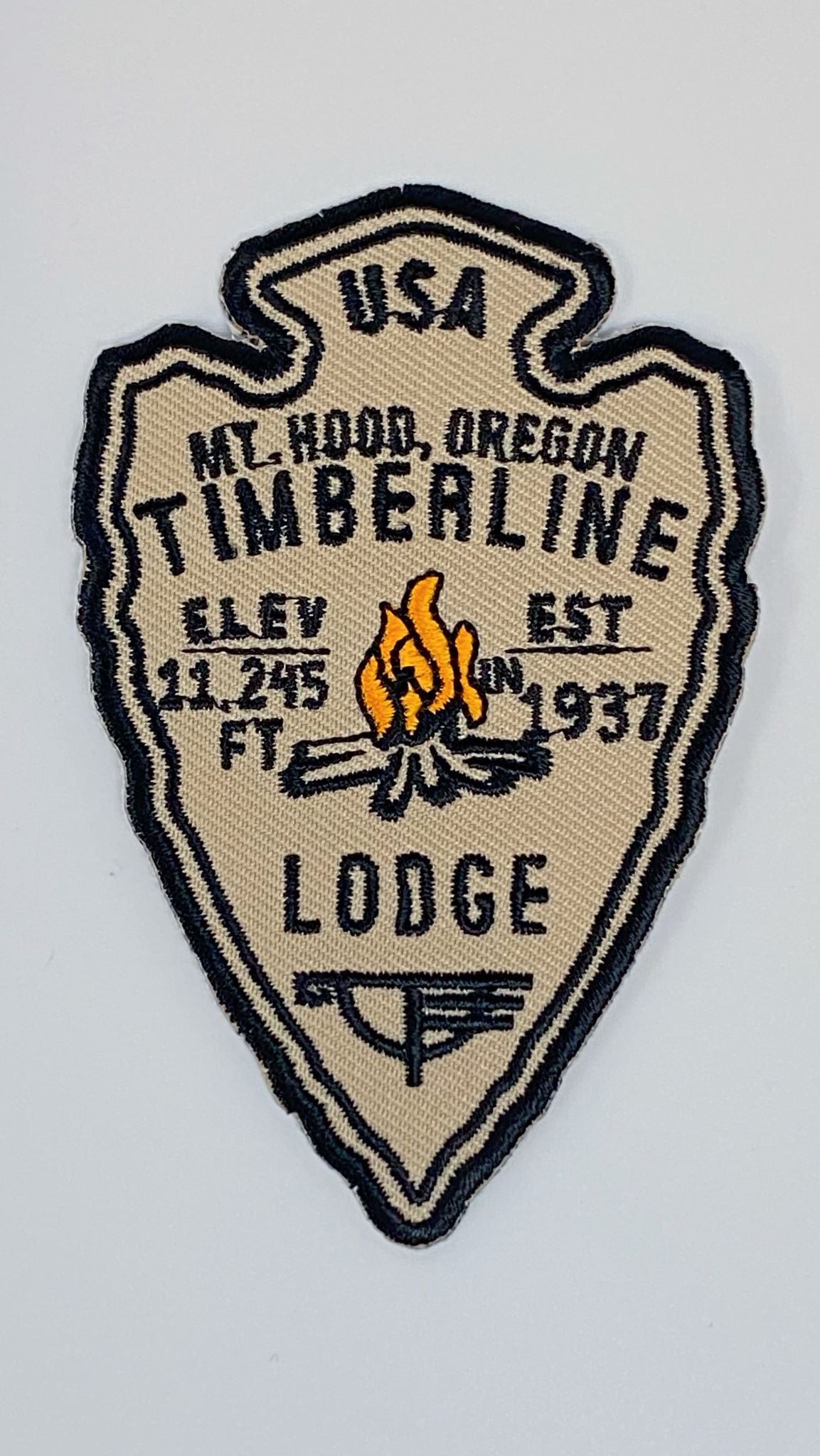 Arrowhead Fire Iron-On Patch - Timberline Lodge Online Store